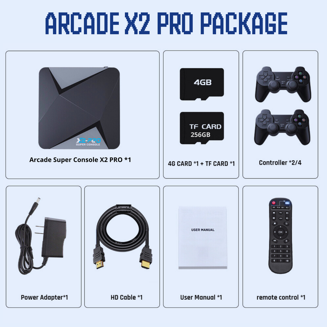 60 Consoles in 1, 100,000+ Games, Retrogaming – Arcade Box