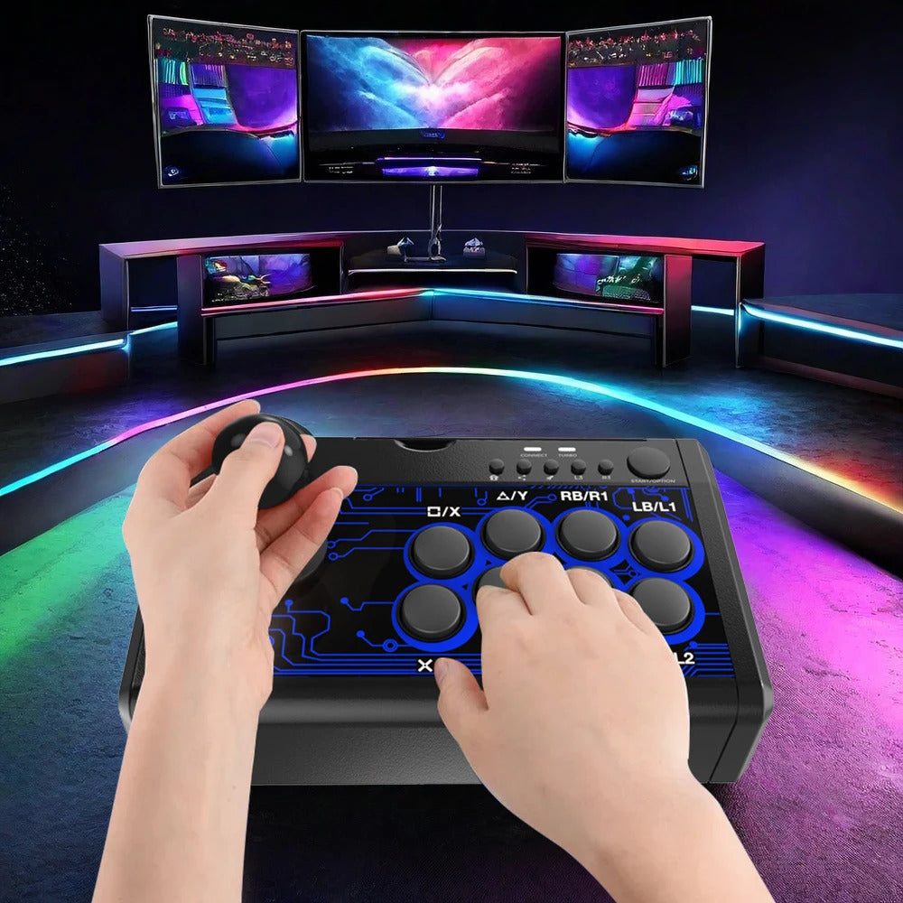 7-in-1 Arcade Fighting Stick | Fight Game Controller for PS4, Switch ...