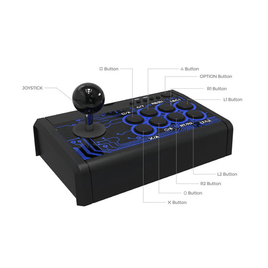 7-in-1 Arcade Fighting Stick | Fight Game Controller for PS4, Switch ...