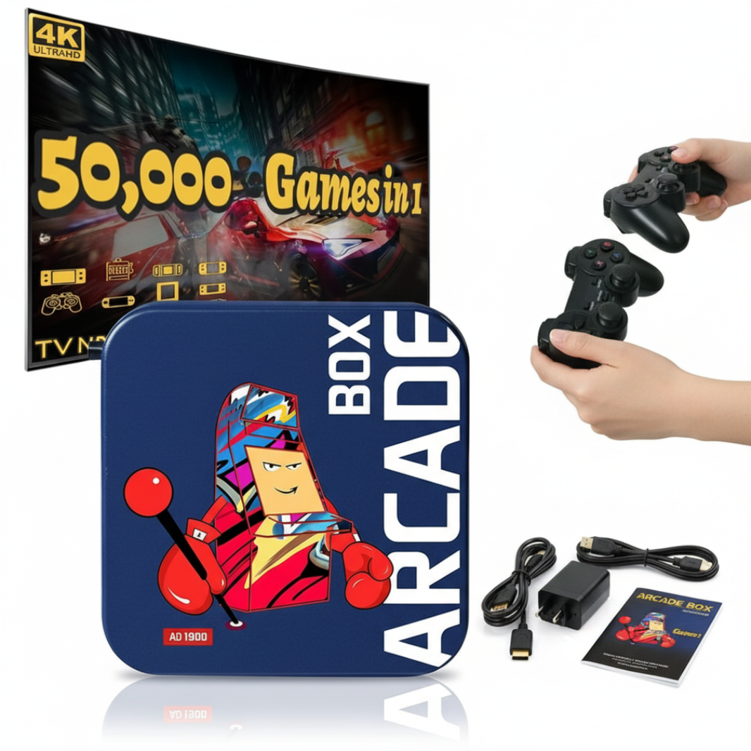 60 Consoles in 1, 100,000+ Games, Retrogaming – Arcade Box
