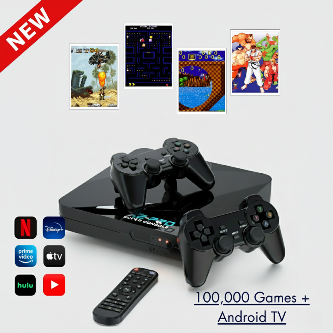 60 Consoles in 1, 100,000+ Games, Retrogaming – Arcade Box